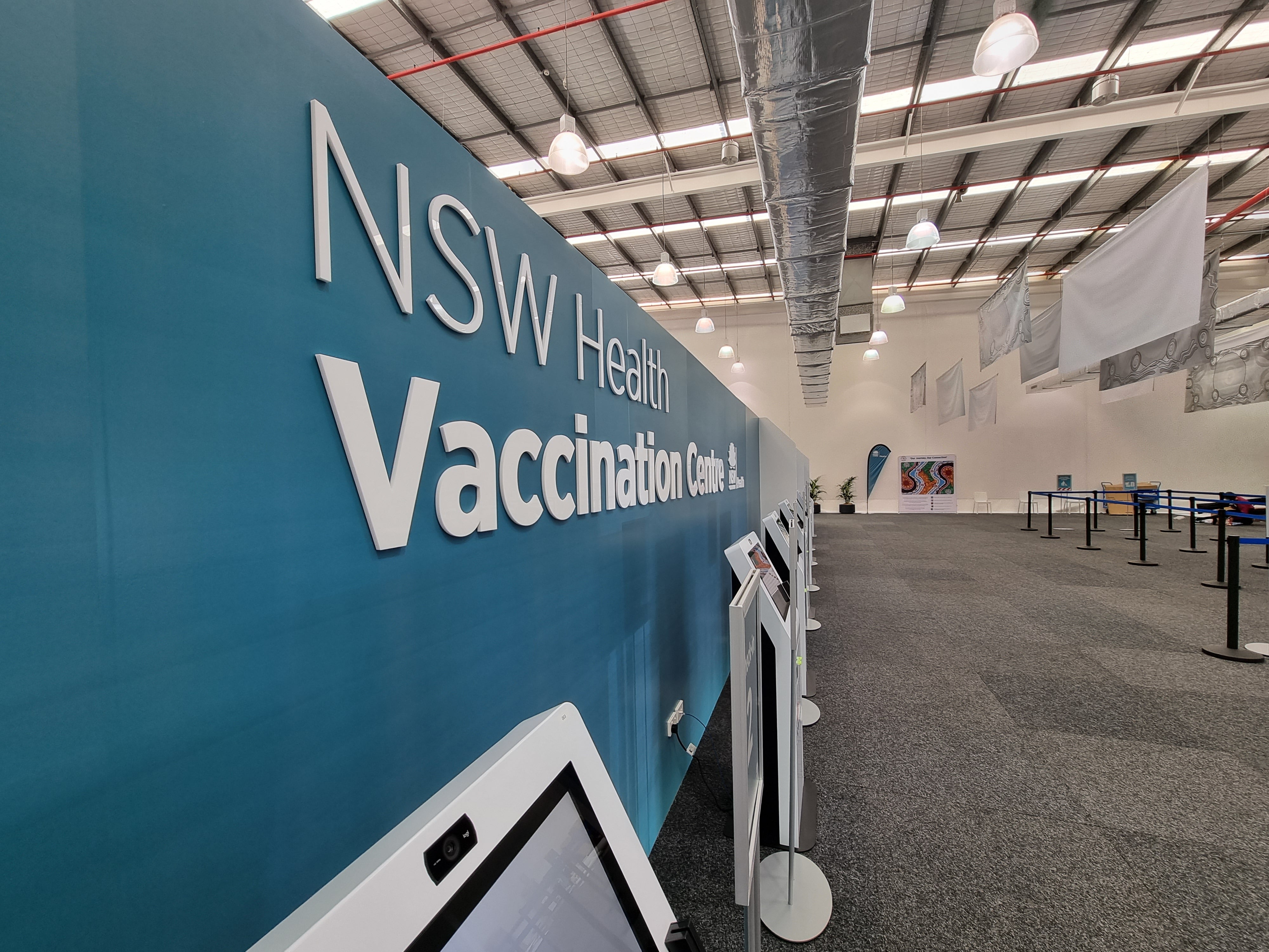 COVID-19 Vaccination Centre - NSW Health – Allpride Signs